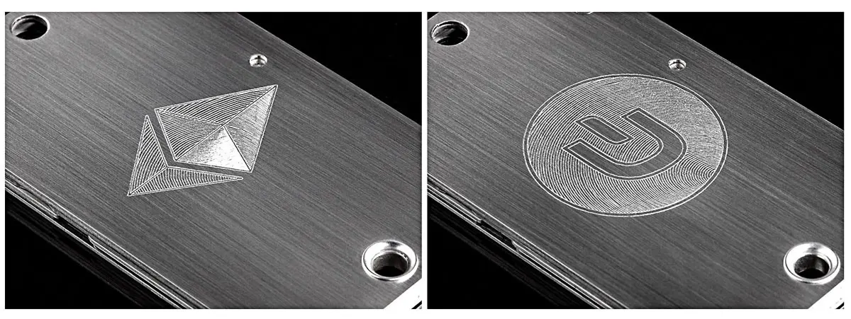 Custom engraving with your Cryptosteel • Cryptosteel.com